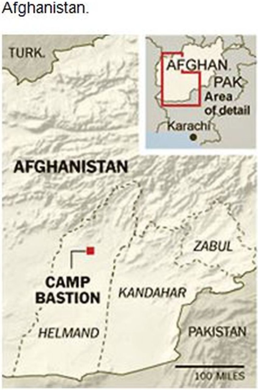 Camp Dwyer Afghanistan Map Aaron